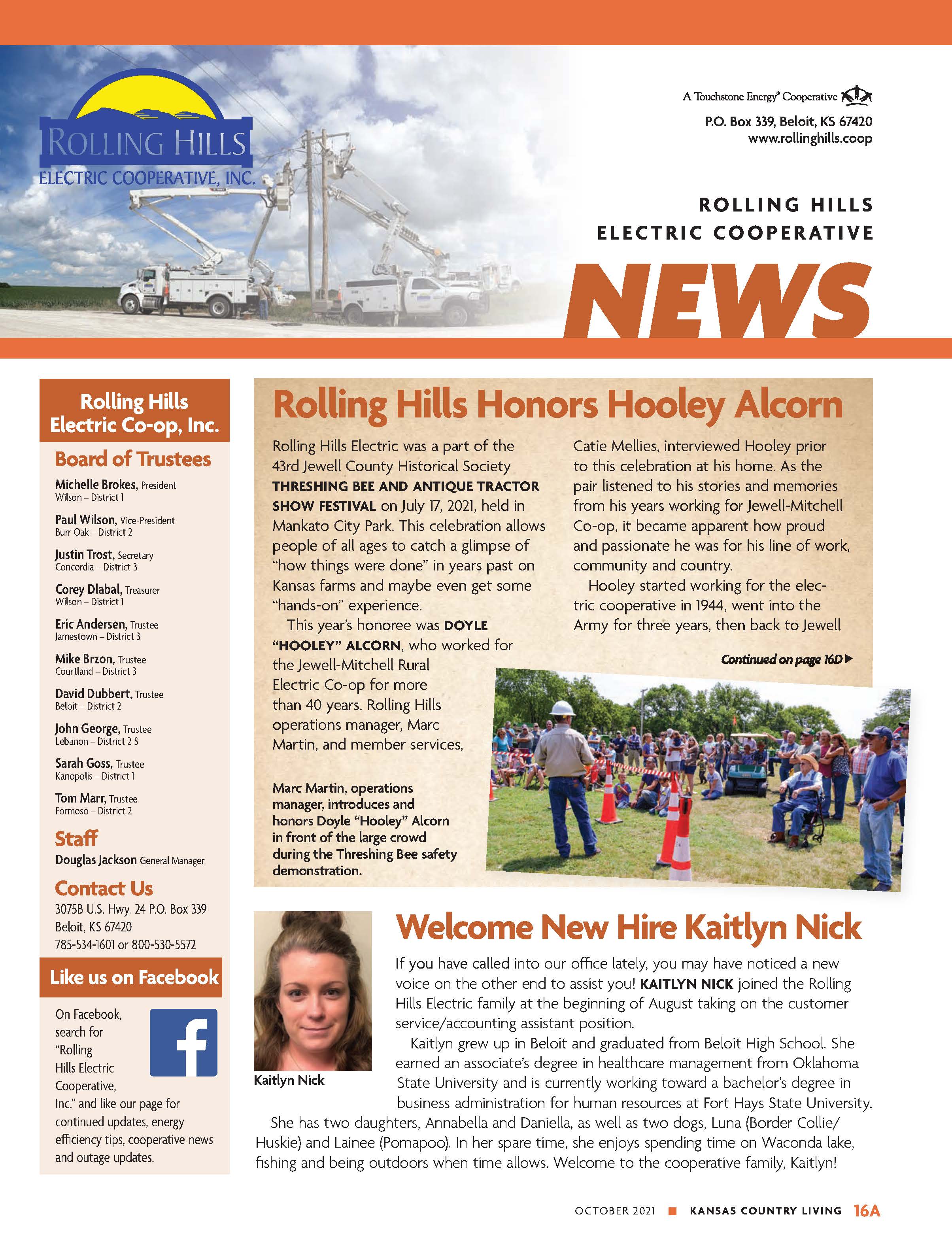 Kansas Country Living Magazine | Rolling Hills Electric Cooperative, Inc